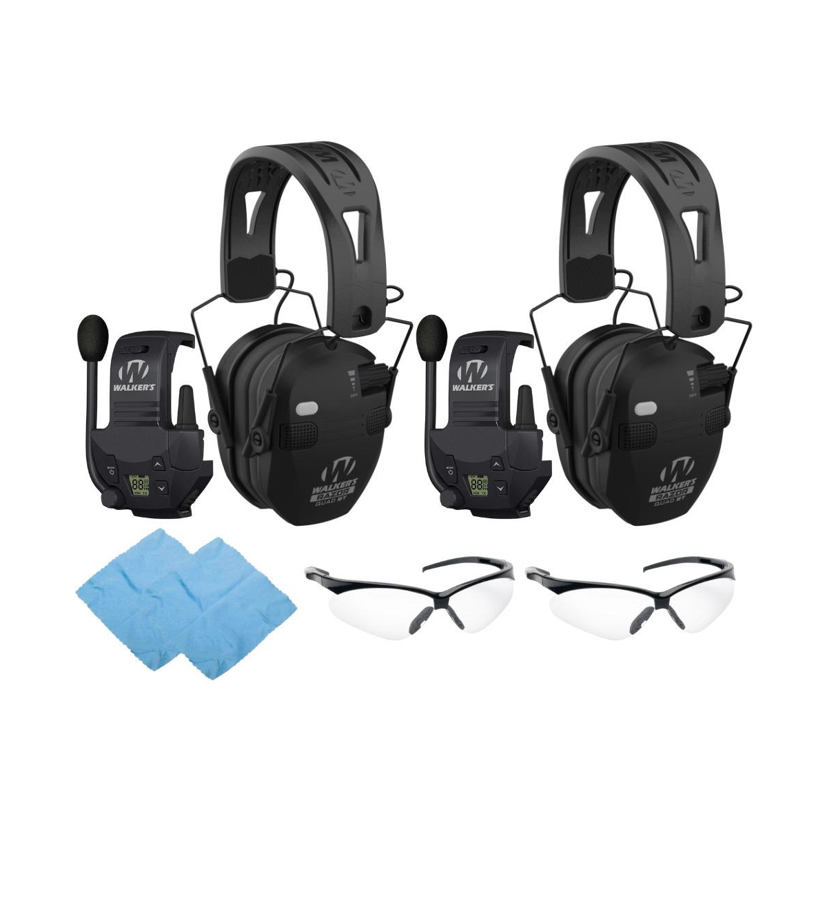 Click here for Walkers Razor Slim Quad Electronic Black Earmuffs... prices