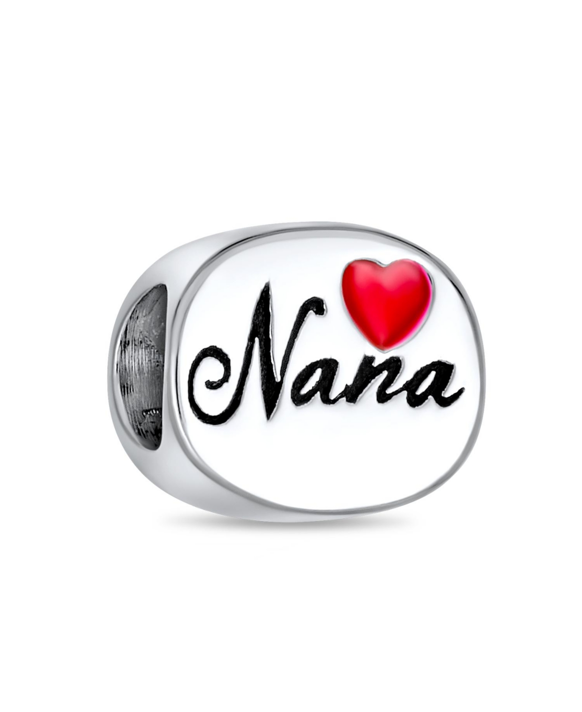 Click here for Bling Jewelry Nana Grandma Red Heart Charm Bead St... prices