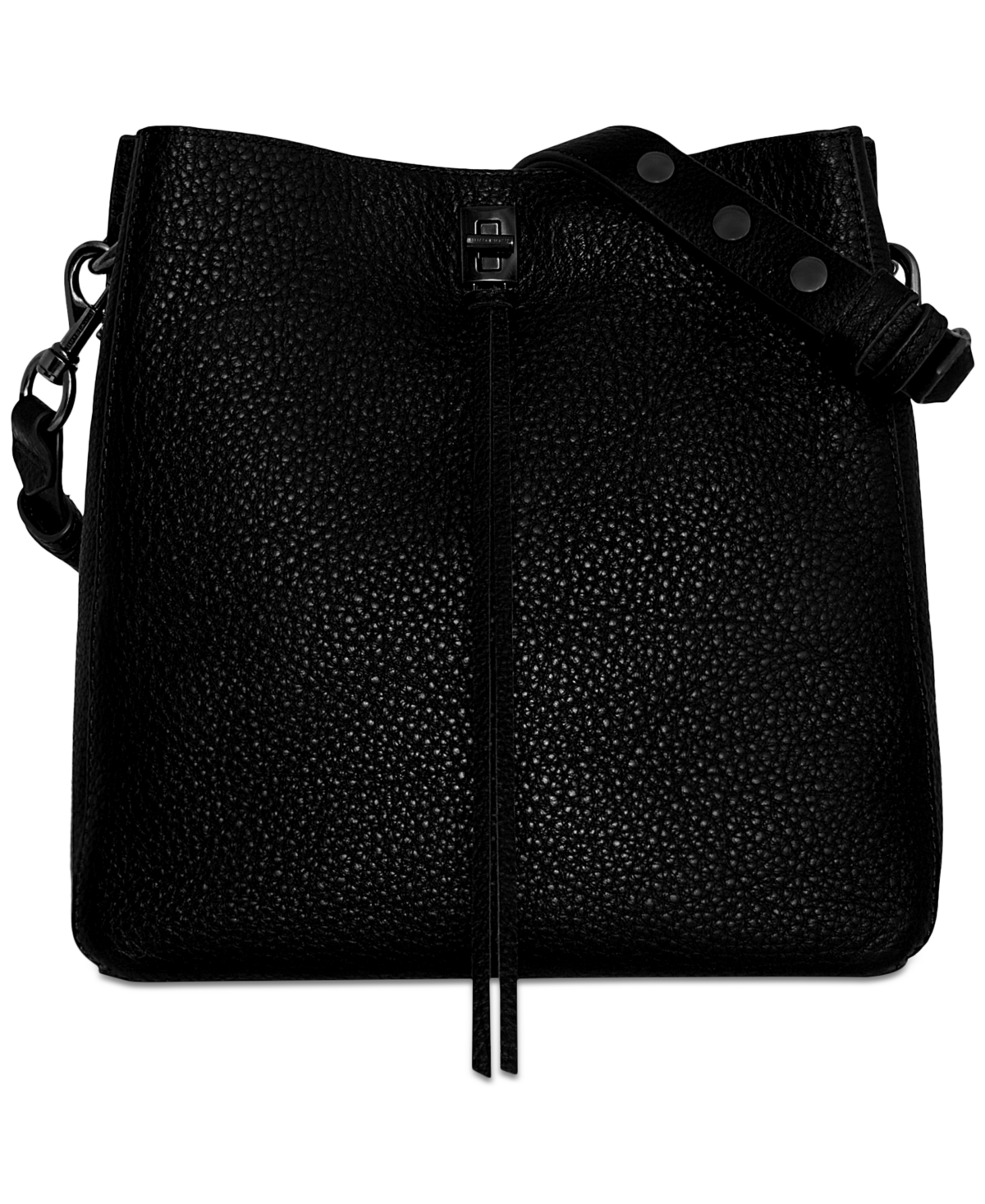 Click here for Rebecca Minkoff Darren Shoulder Bag - Black/Black... prices