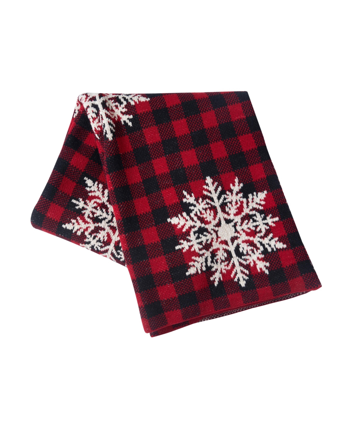 Click here for 50 x 60 Plaid Red Checkered Snowflake Design Premi... prices