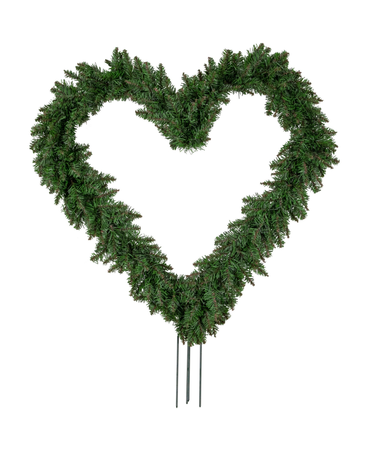 Click here for Northlight 22 Green Pine Artificial Heart Shape Wr... prices