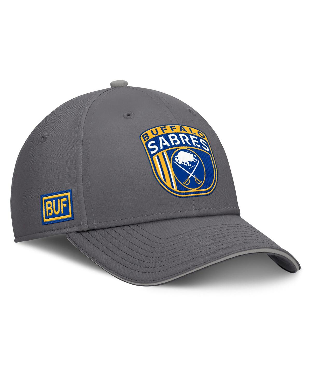 Click here for Fanatics Mens Gray Buffalo Sabres Home Ice Flex Ha... prices