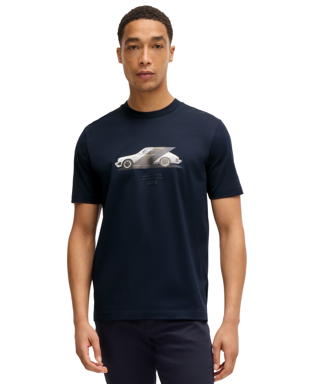 Click here for Porsche x Boss Mens Regular-Fit T-Shirt - Dark Blu... prices