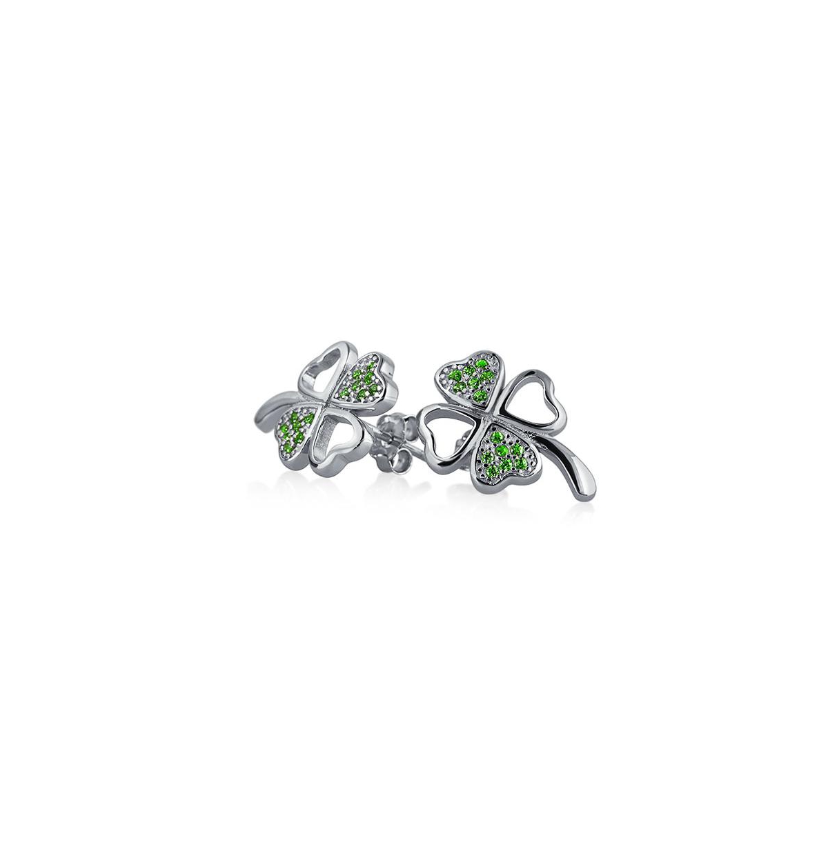 Click here for Bling Jewelry Luck of the Irish Cz Stud Earrings:... prices