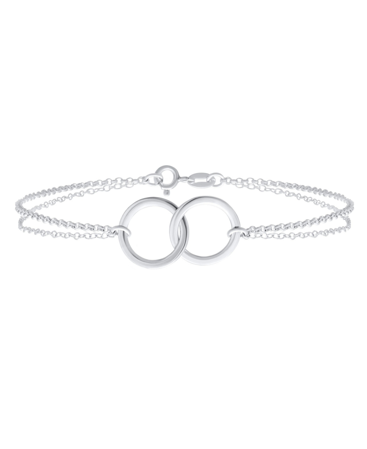 Click here for Bling Jewelry Bff Double Chain Love Eternity Ring... prices