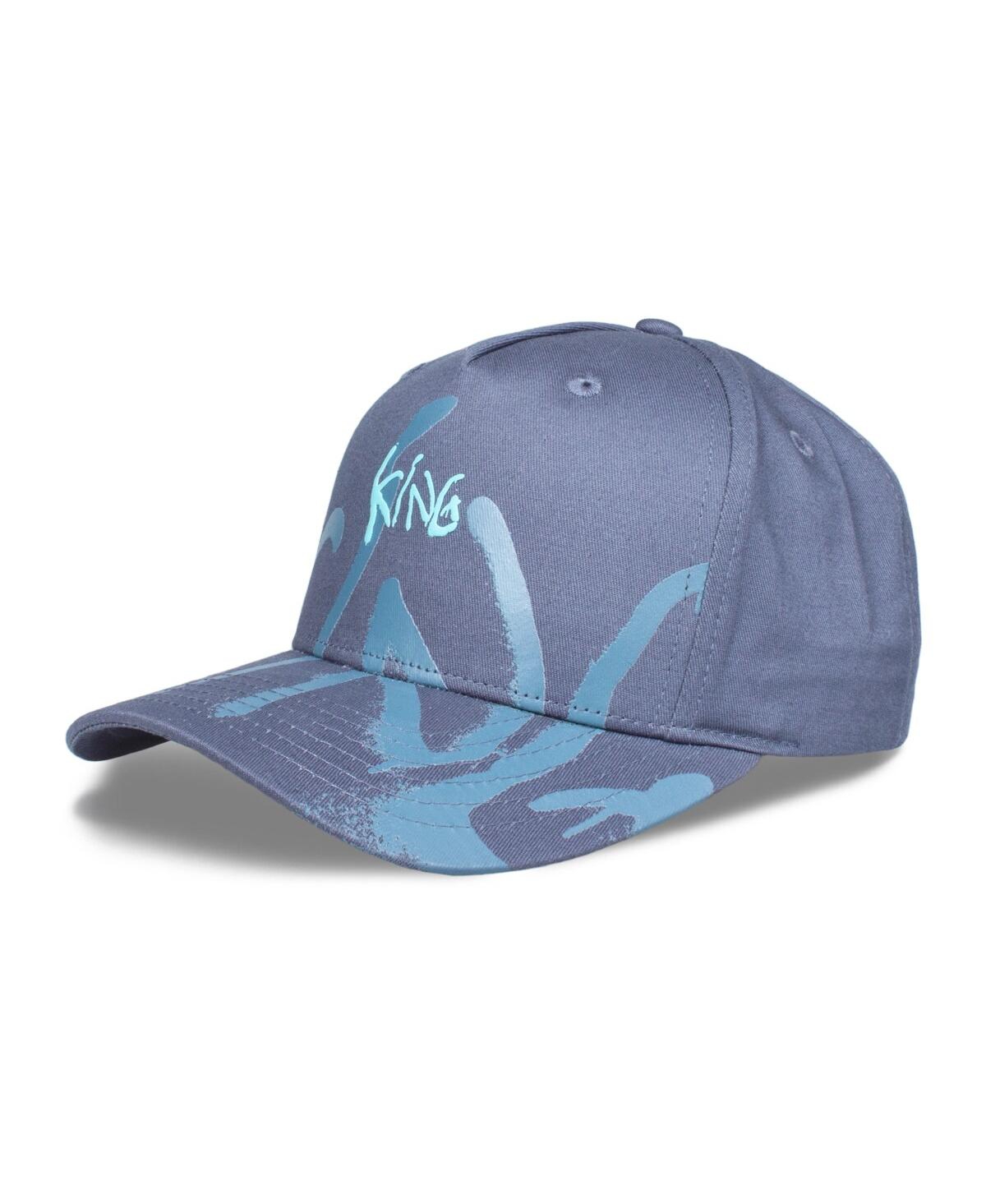Click here for King Apparel Mens Blue Deranged Curved Peak Adjust... prices