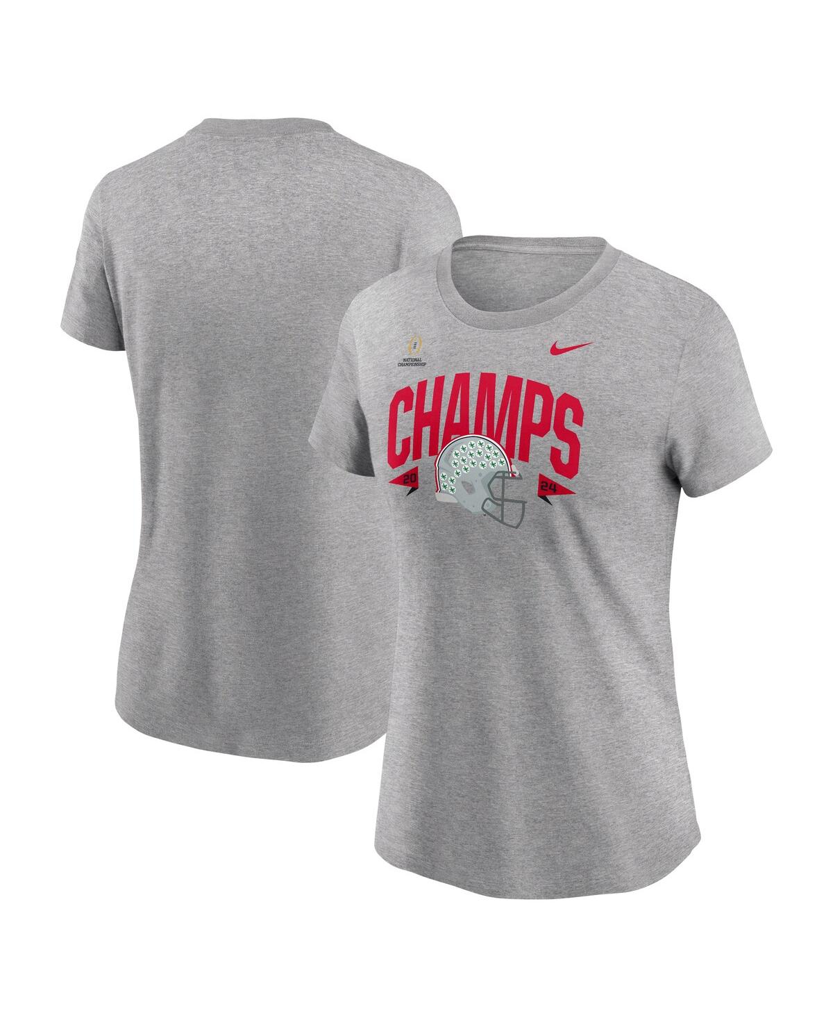 Click here for Nike Womens Heather Gray Ohio State Buckeyes Colle... prices