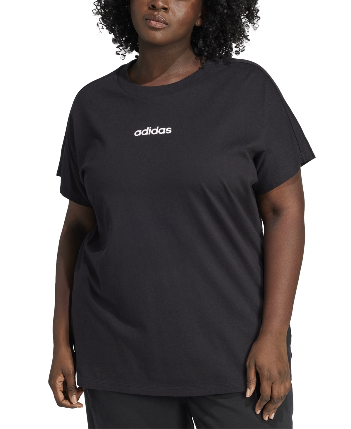 Click here for adidas Plus Size Cotton The Essentials Crewneck T-... prices