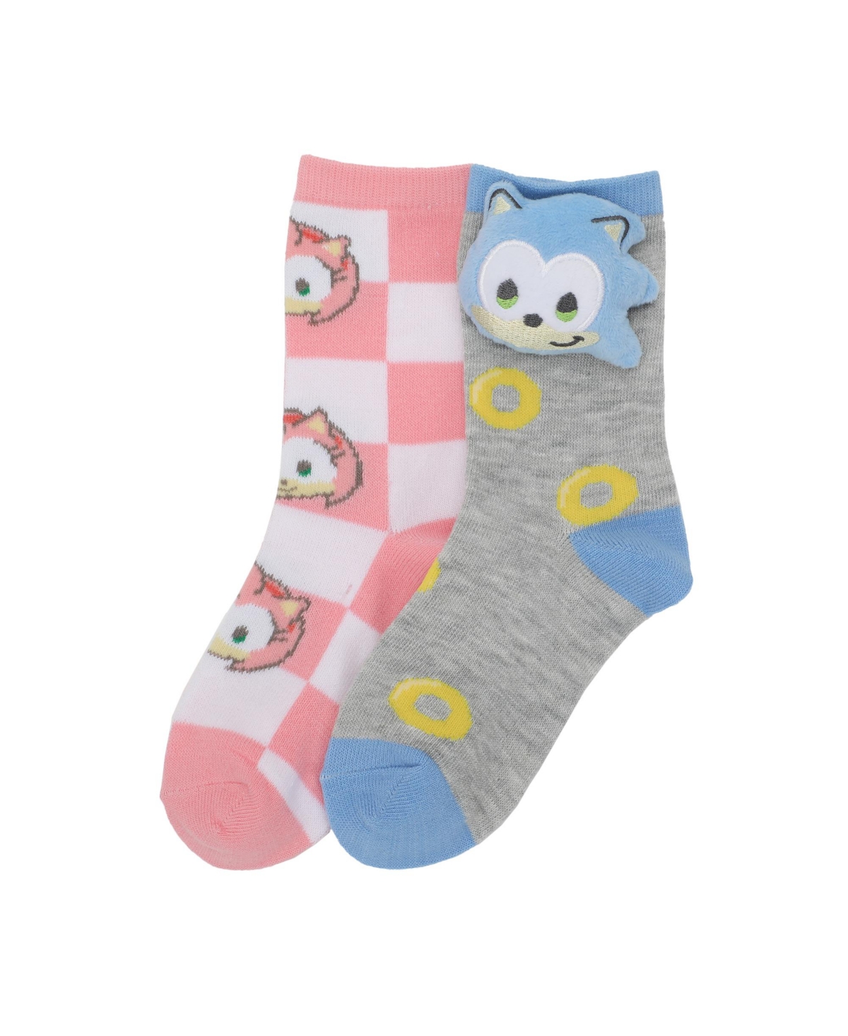 Click here for Sonic the Hedgehog Girls 3D Plush Sonic & Amy Head... prices