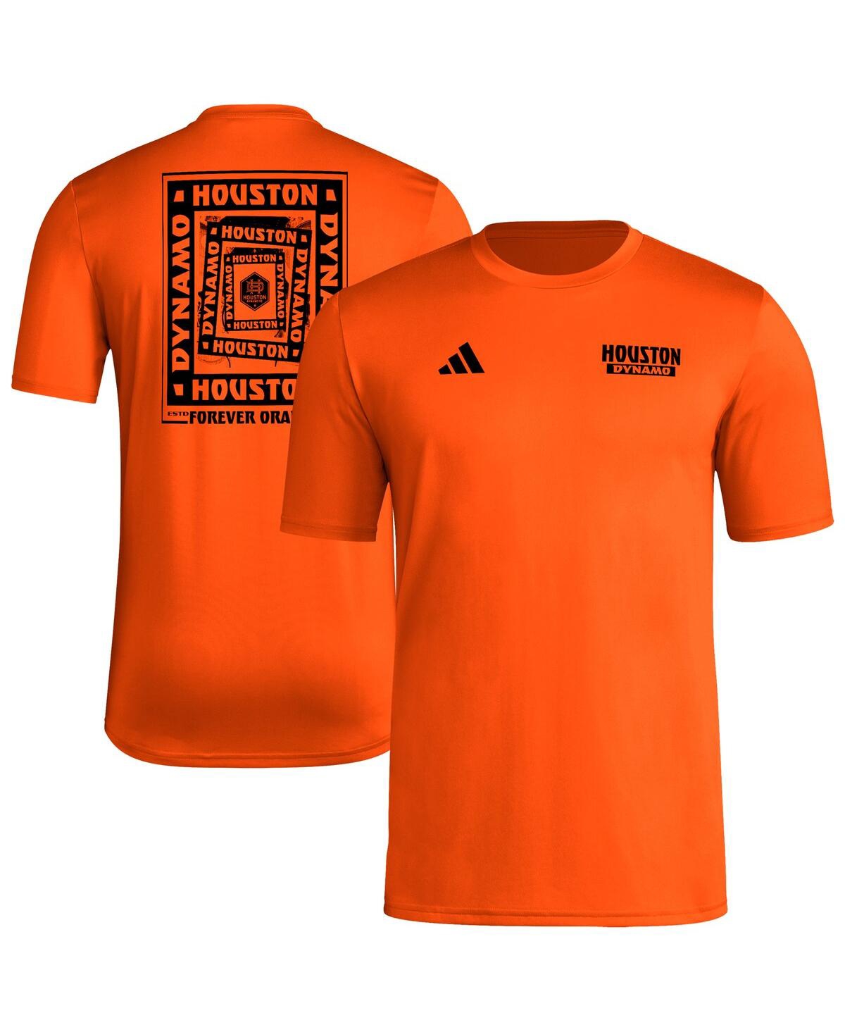 Click here for Adidas Mens Orange Houston Dynamo Fc Local Wrap T-... prices