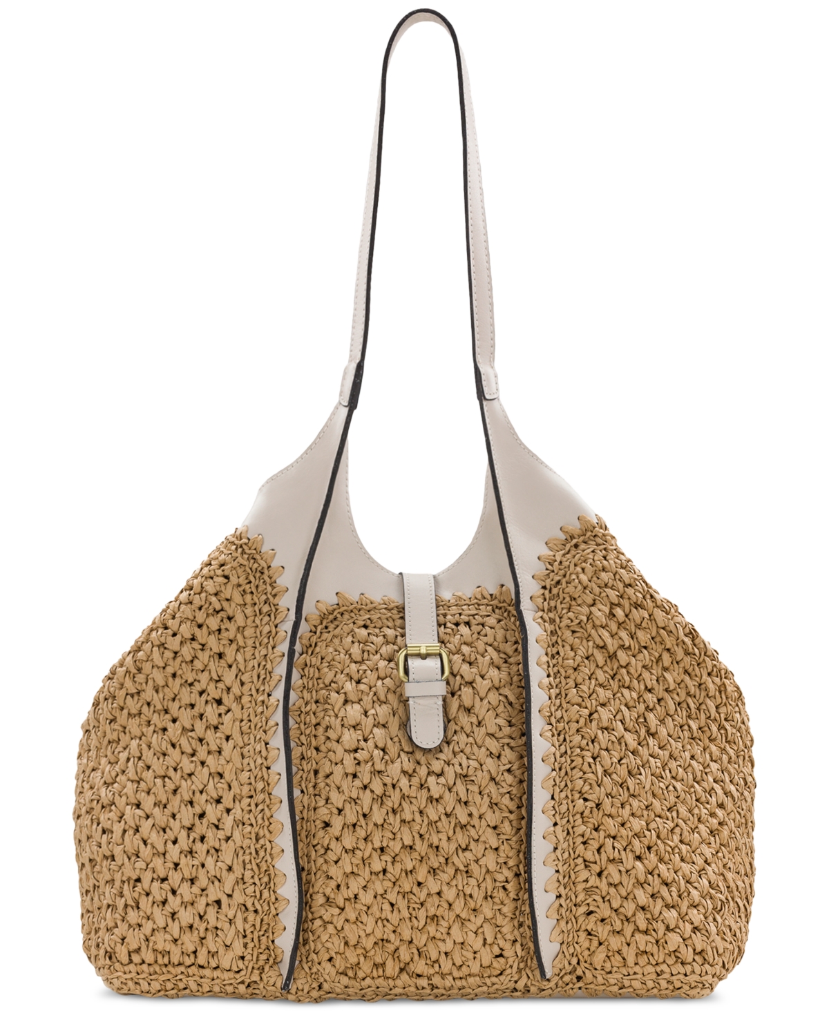 Click here for Patricia Nash Santorini Medium Woven Straw Satchel... prices