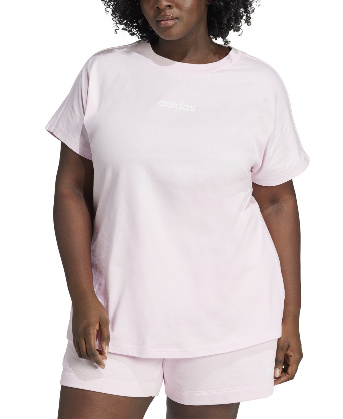 Click here for adidas Plus Size Cotton The Essentials Crewneck T-... prices