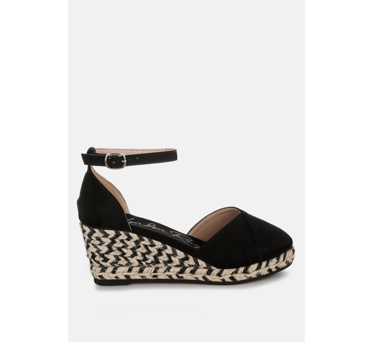 Click here for Sorcruz Wedge Heel Espadrilles Sandals - Black prices