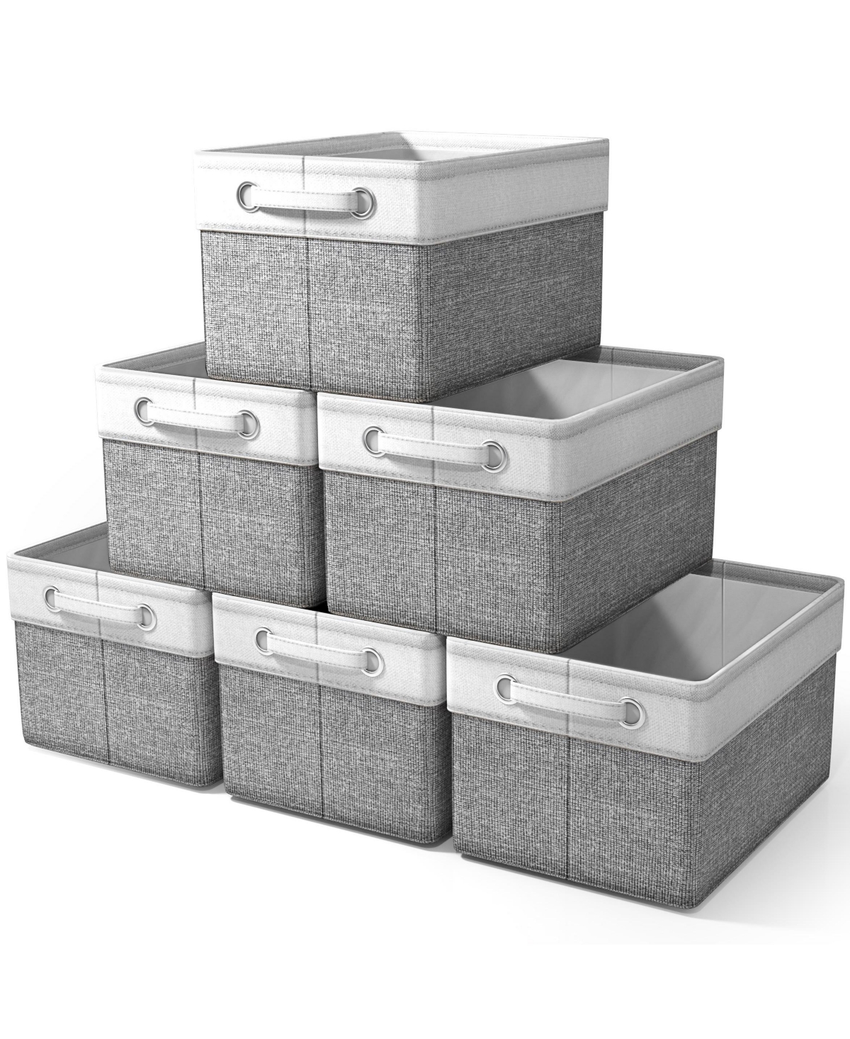 Click here for Sorbus 6 Pack 15 inch Collapsible Storage Bins wit... prices