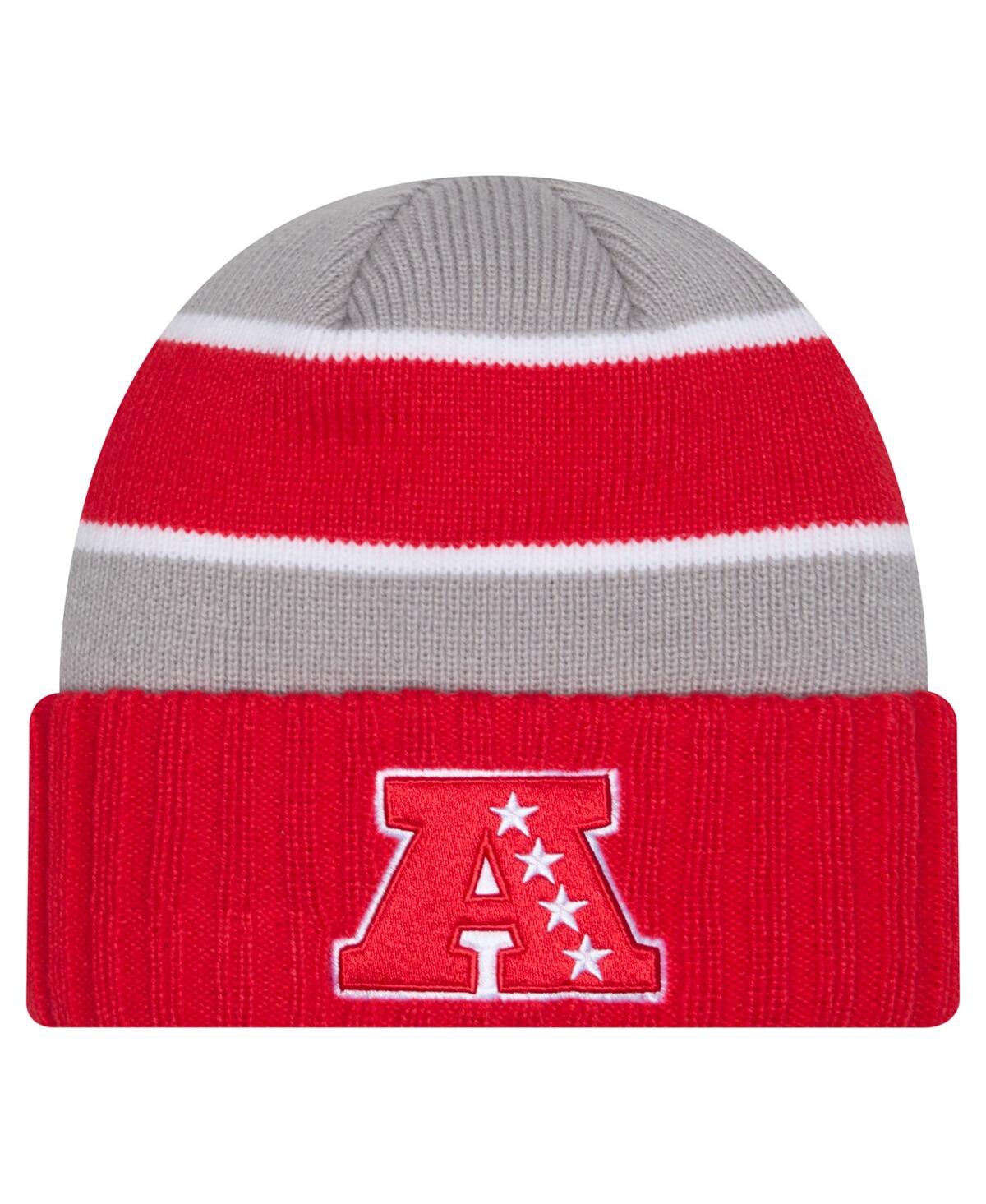 Click here for New Era Mens Red Afc 2025 Nfl Pro Bowl Cuffed Knit... prices