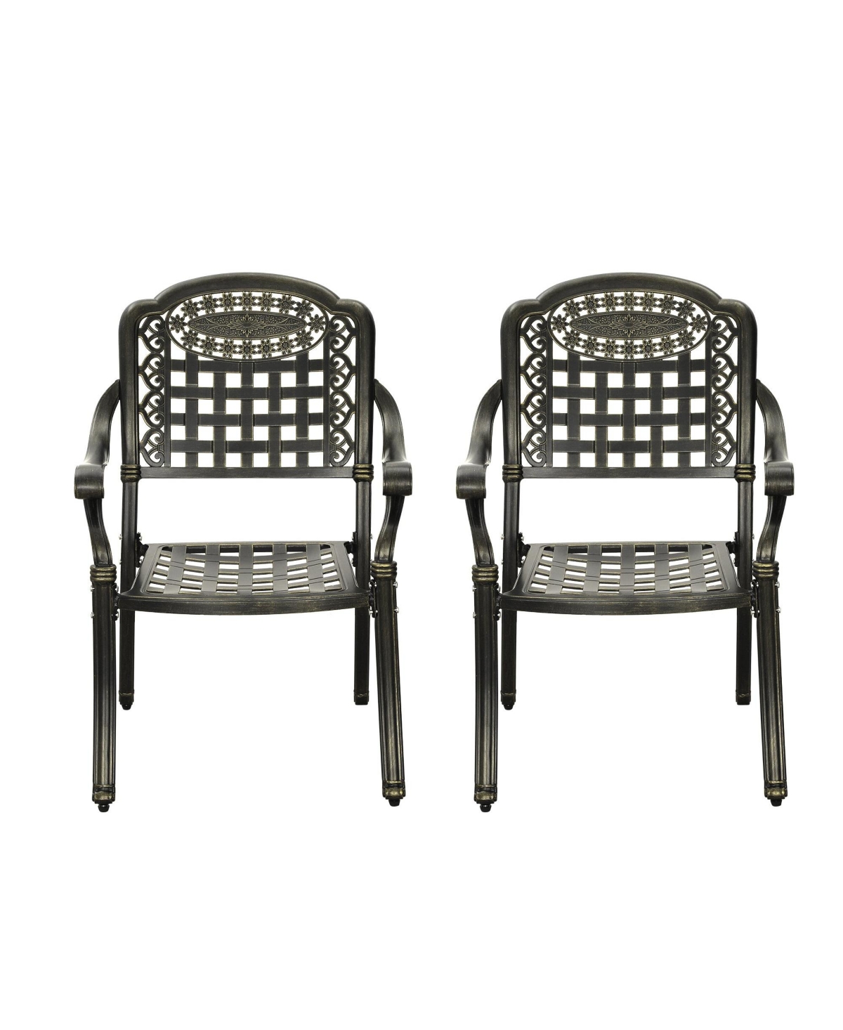 Click here for Patio Chairs set of 2 Cast Aluminum Patio Furnitur... prices