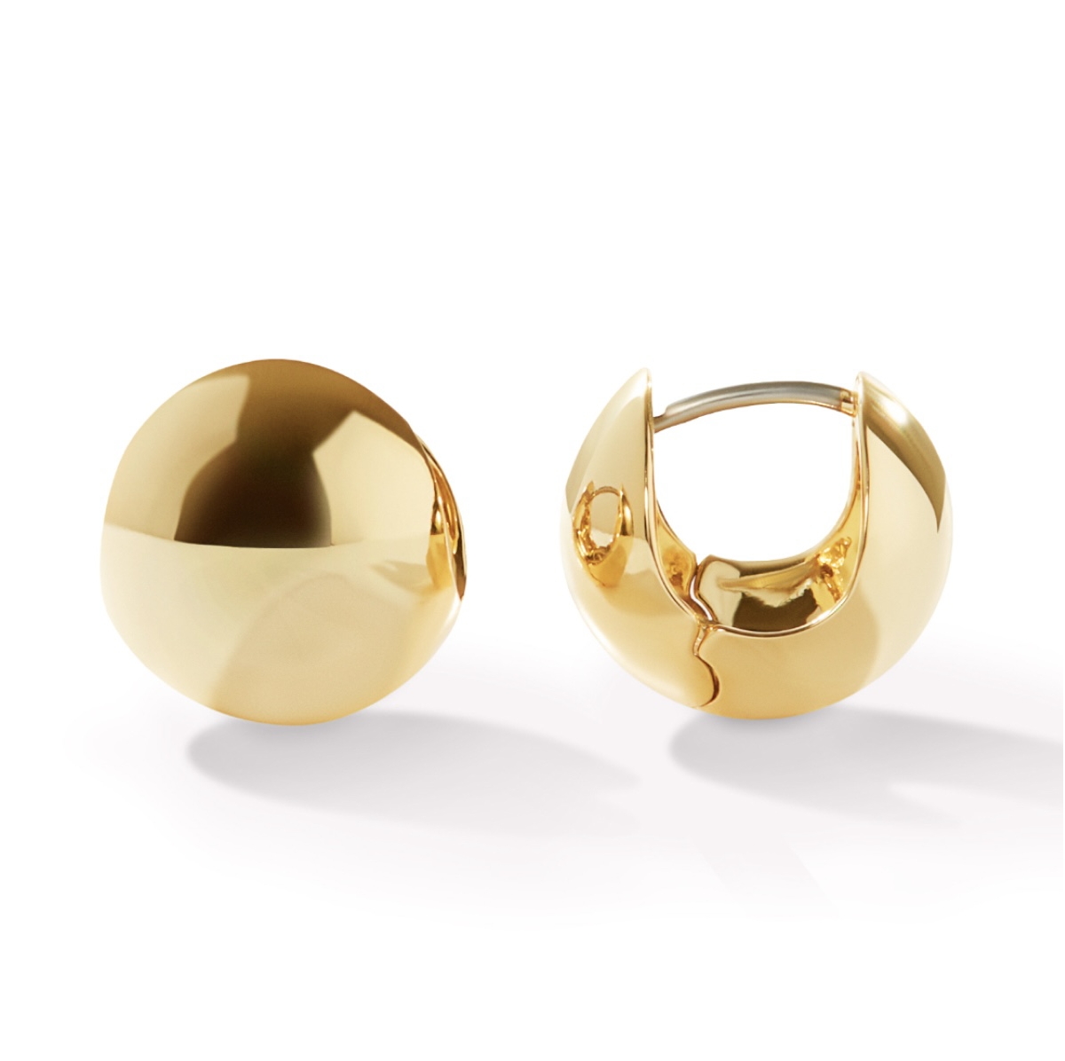 Ana Luisa Hoop Earrings - Mini Abby - Gold  gold