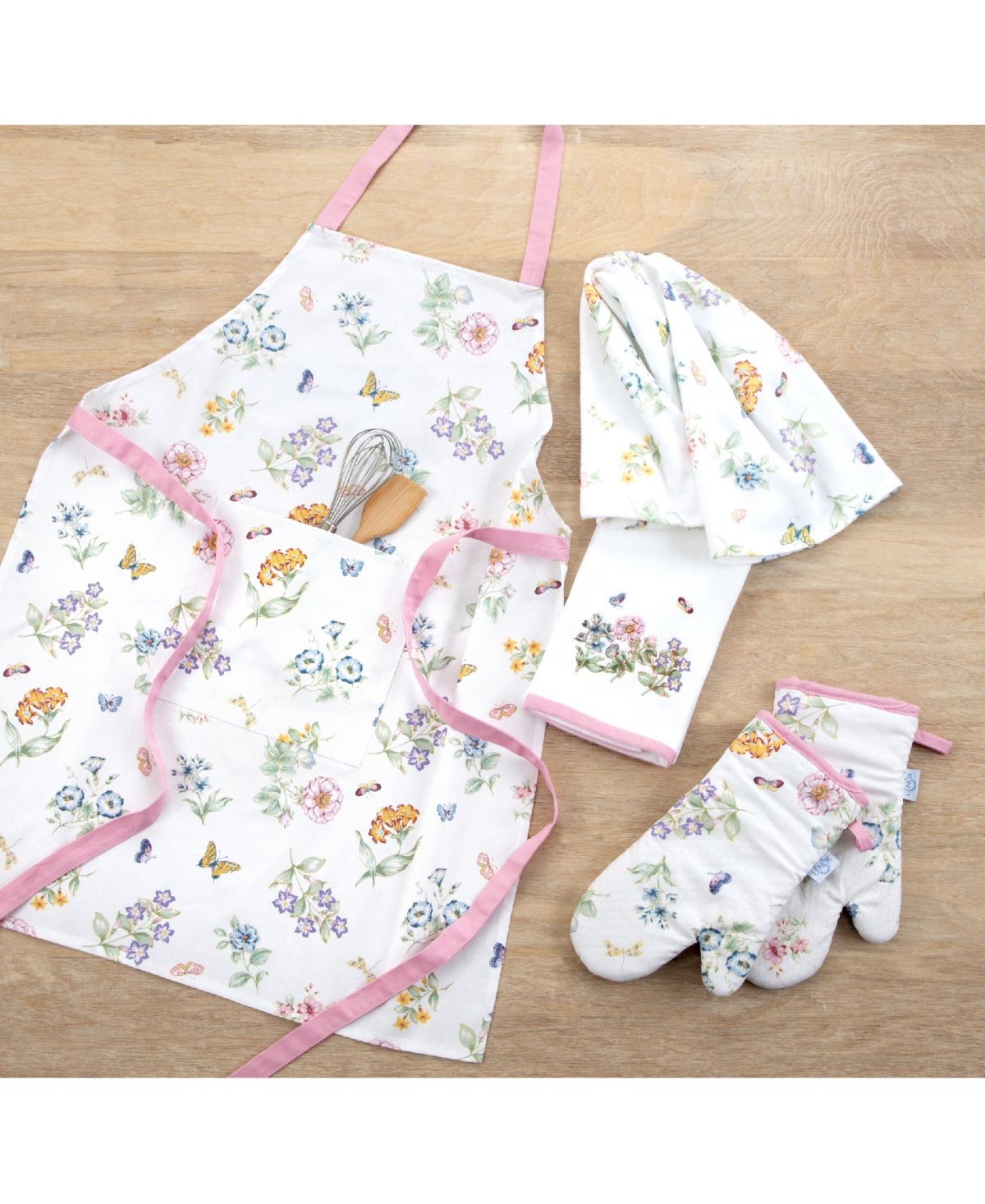 Click here for Lenox Butterfly Meadow 5-Piece Kitchen Linens Gift... prices