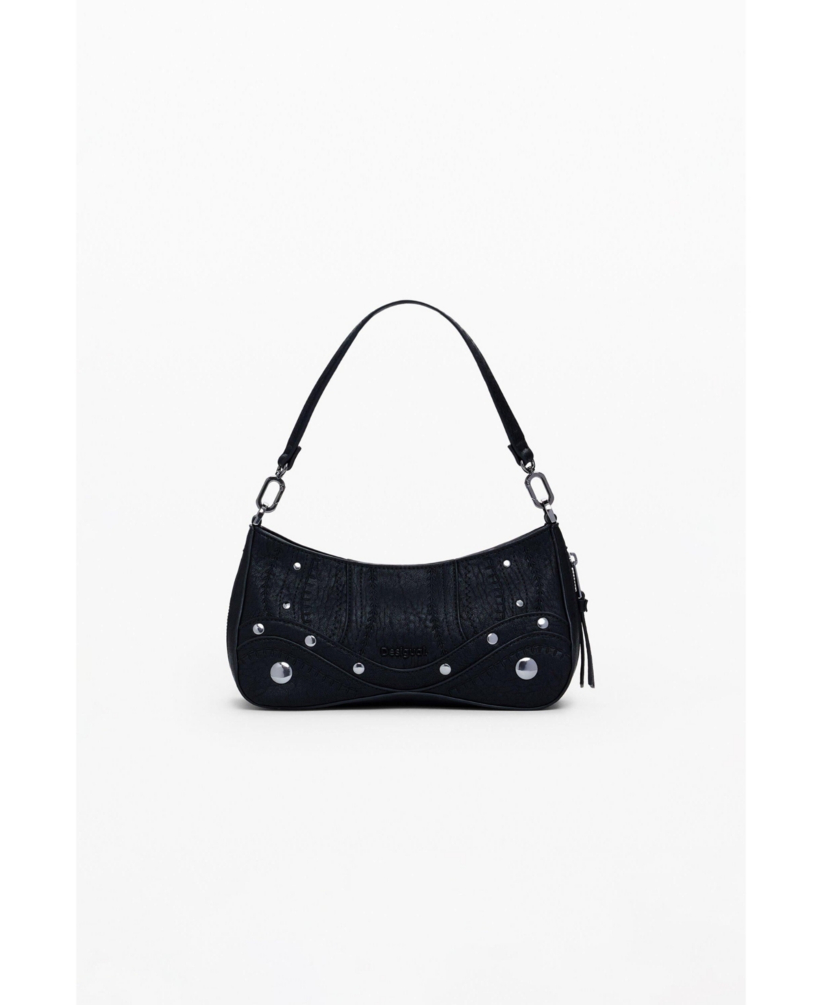 Click here for Desigual Womens Small embroidered faux leather bag... prices