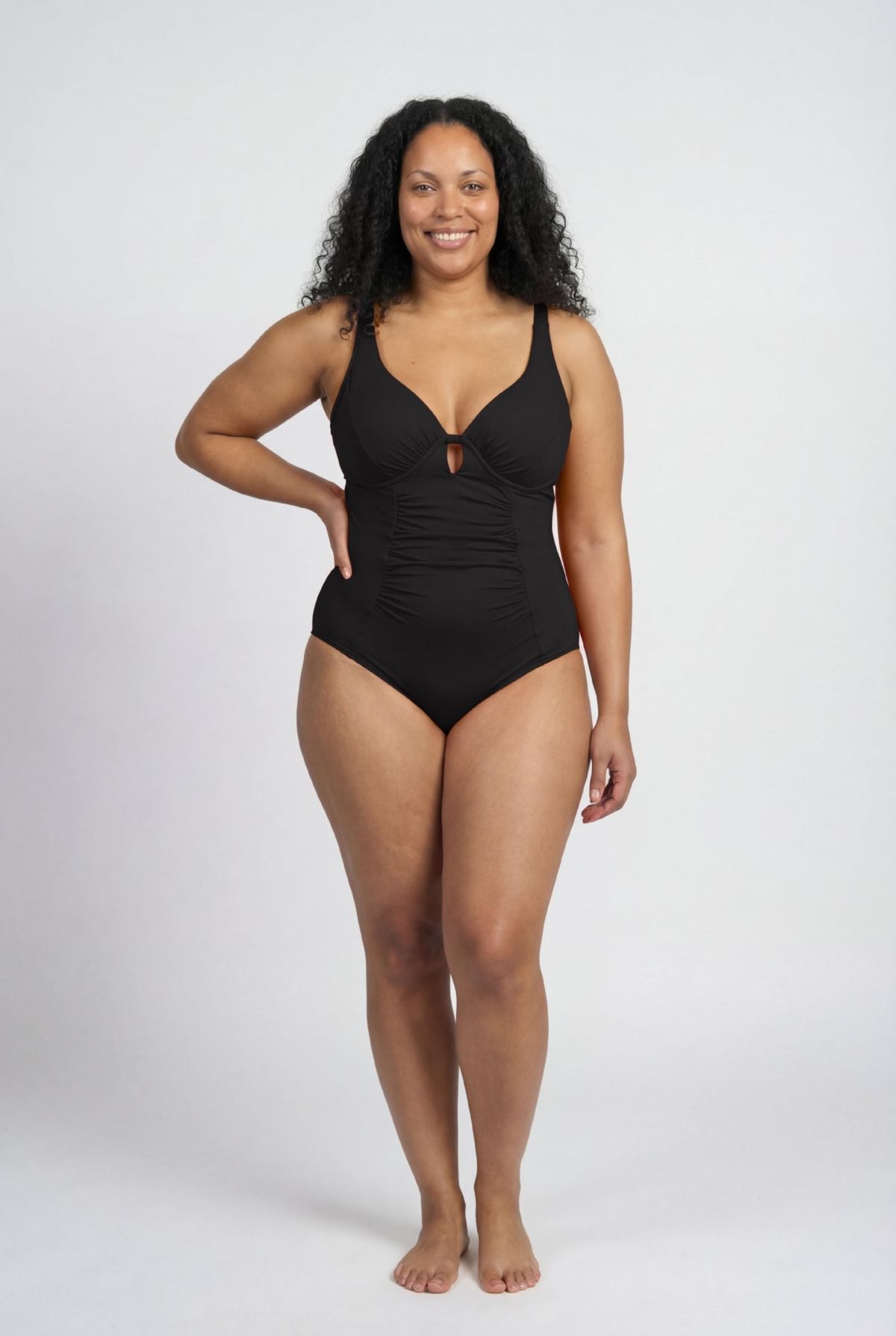 Click here for Swimsuits for All Womens Shirred Underwire One Pie... prices