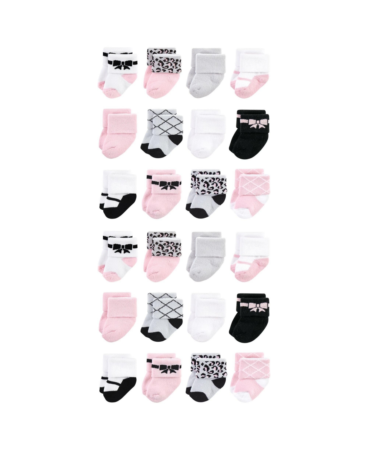 Click here for Hudson Baby Baby Boys Hudson 24Pk Terry Socks - Bo... prices