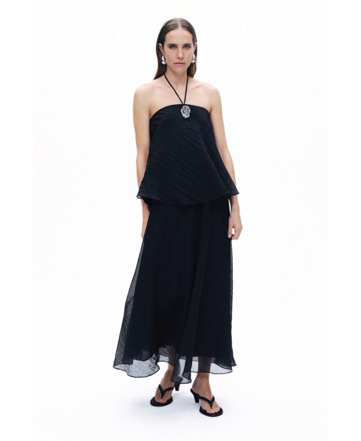 Click here for Nocturne Womens Halter Neck Maxi Dress - Black prices