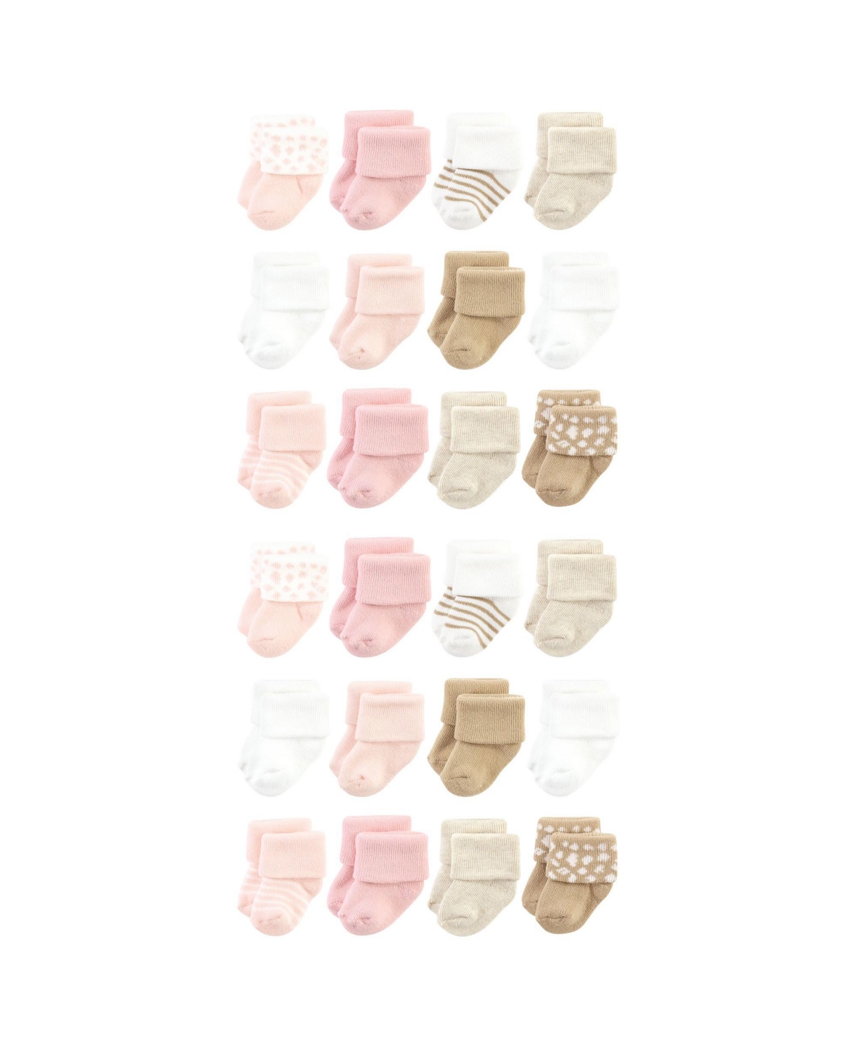 Click here for Hudson Baby Baby Boys Hudson 24Pk Terry Socks - Pi... prices