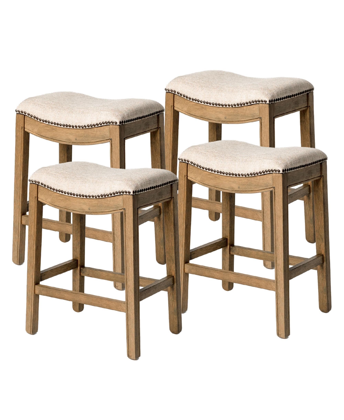 Click here for Maven Lane Adrien Backless Saddle Kitchen Stool  N... prices