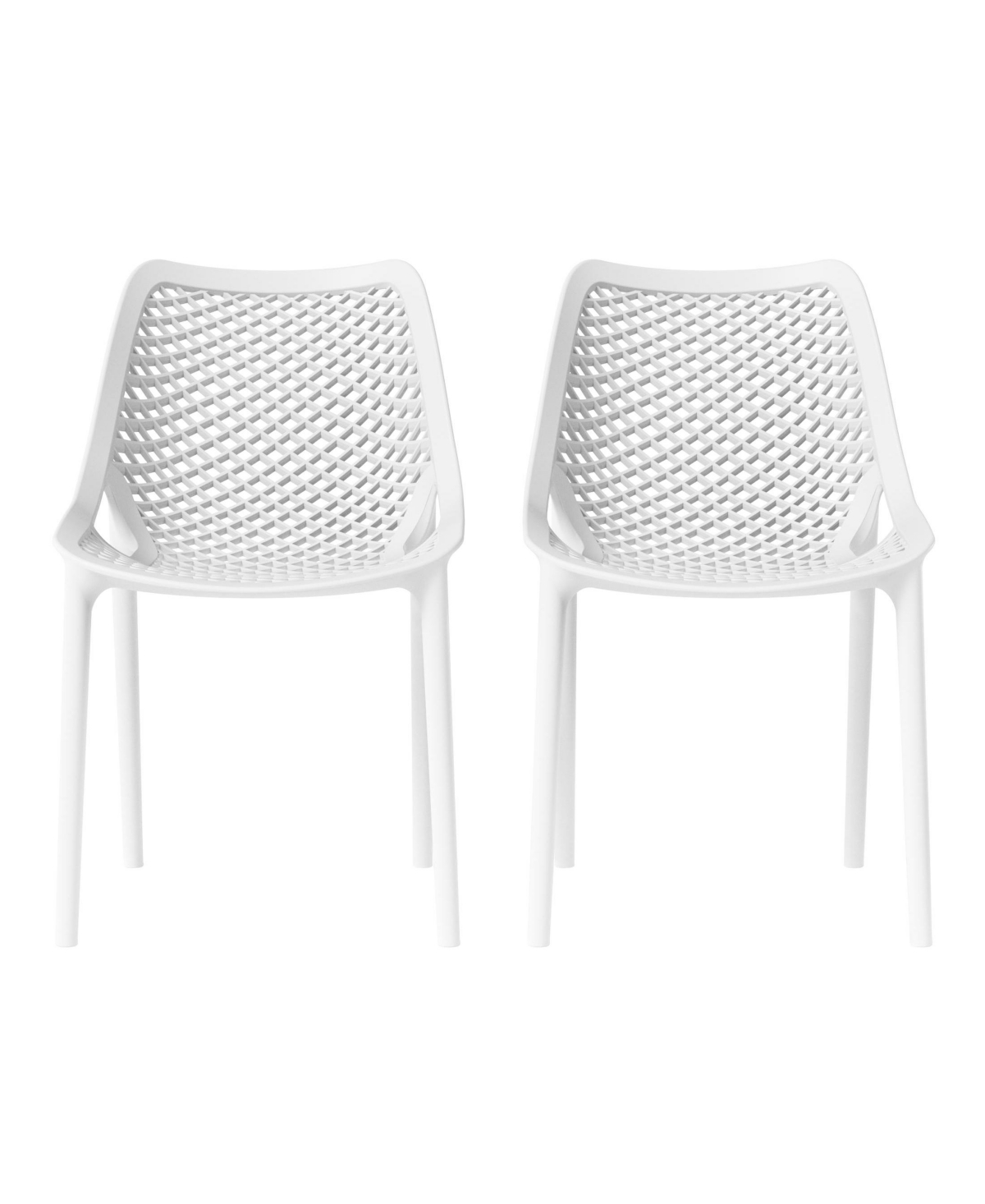Click here for Outdoor Stackable Modern Plastic Dining Chairs (Se... prices
