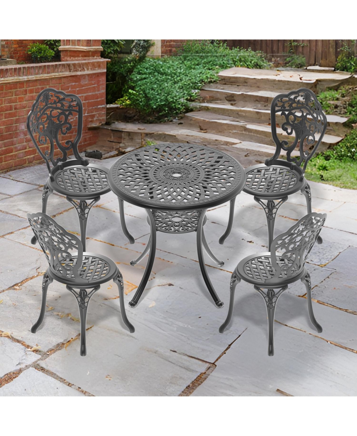 Click here for Streamdale 5-Piece Set Of All-Weather Cast Aluminu... prices