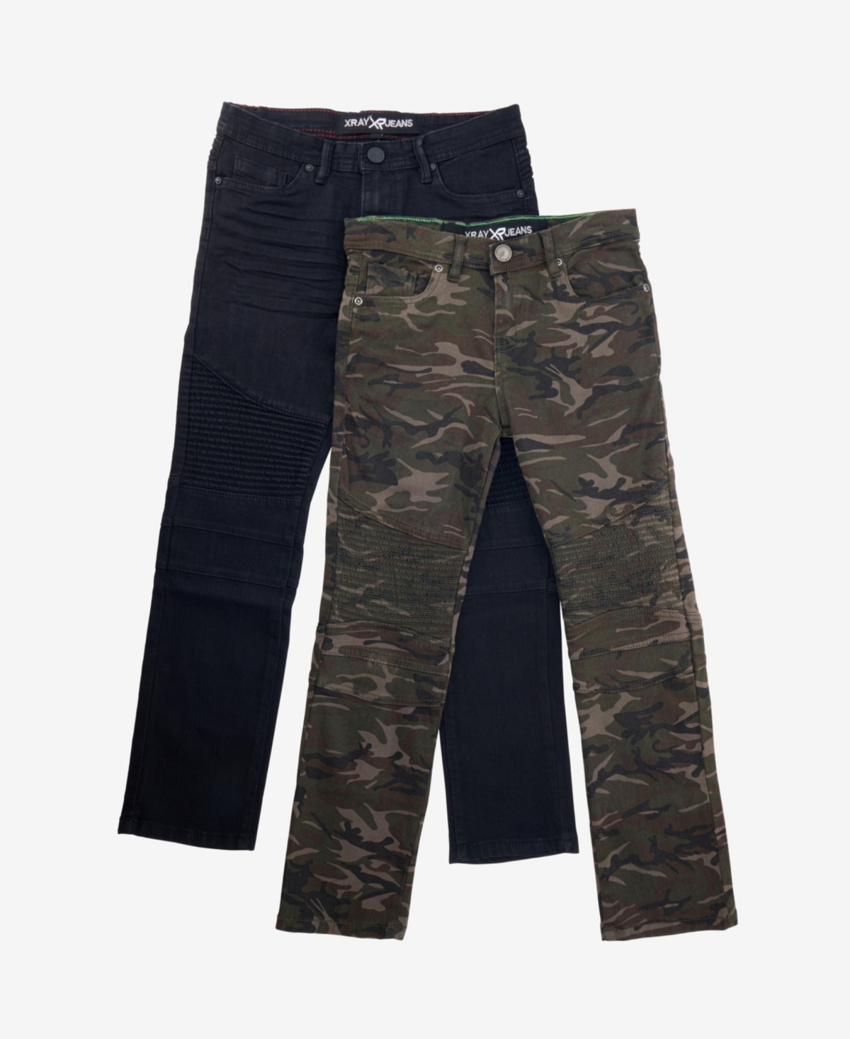 Click here for Xray Big Boys 8-18 2-Pack Combo Stretch Jeans - Bl... prices
