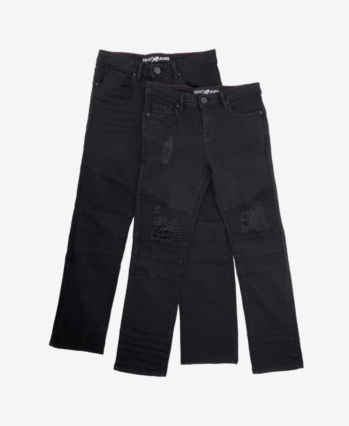 Click here for Xray Big Boys 8-18 2-Pack Combo Stretch Jeans - Bl... prices