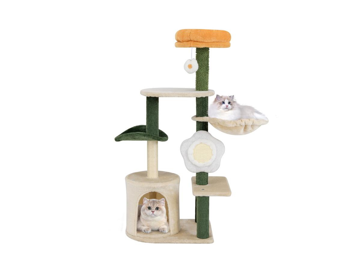 Click here for Modern Cat Tree with Plush Top Perch Stylish & Coz... prices