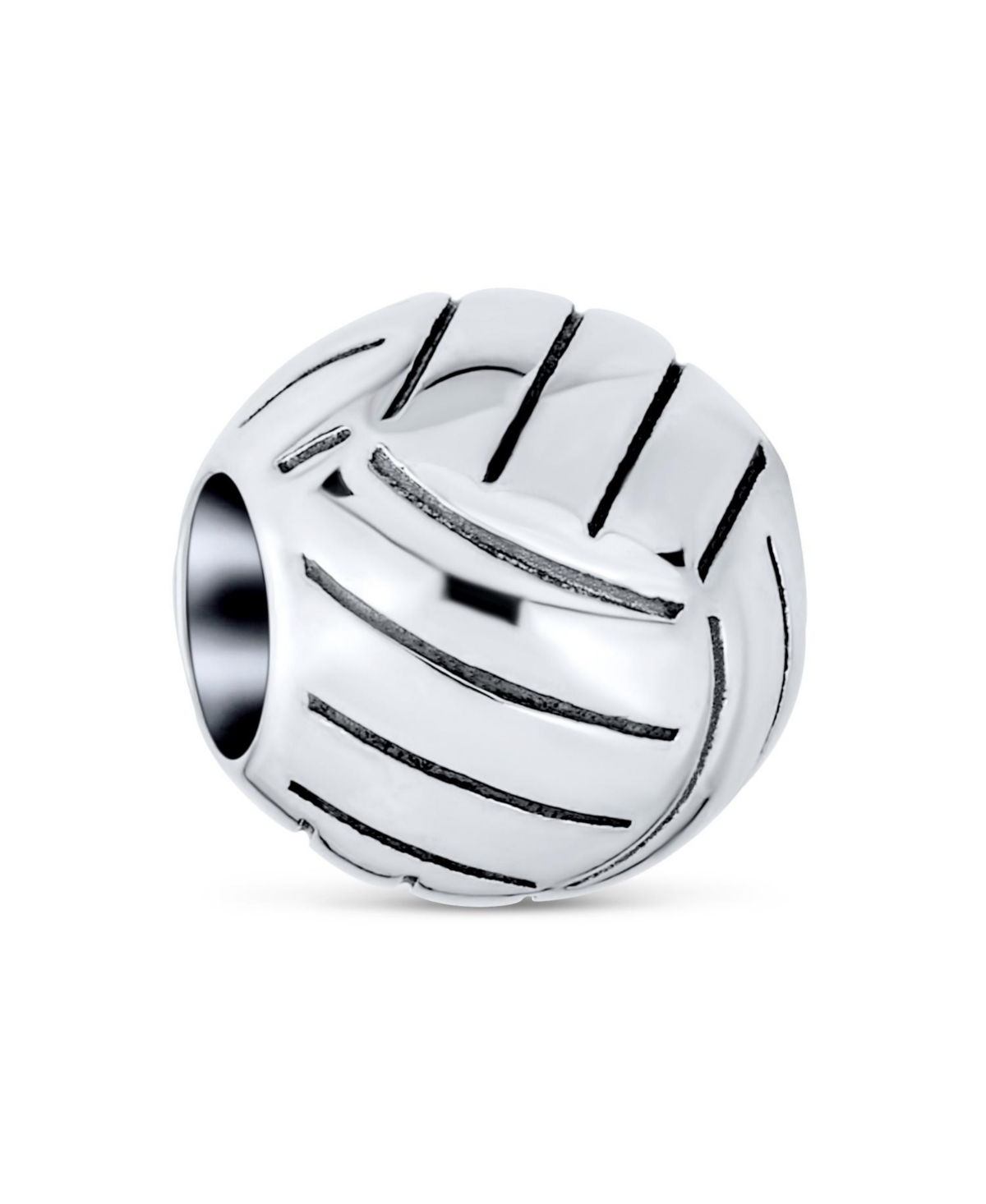 Click here for Bling Jewelry Volleyball Charm Bead in Sterling Si... prices