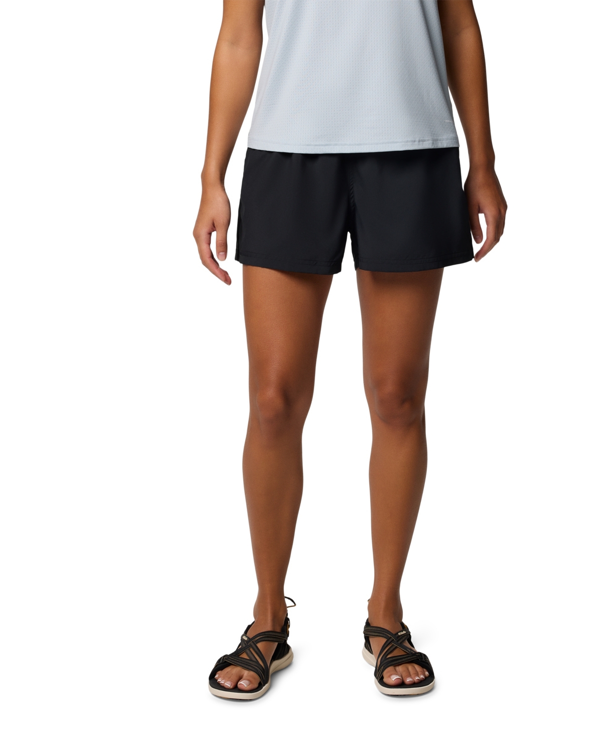Click here for Columbia Womens Mid Rise Blue Vista Hill Shorts -... prices