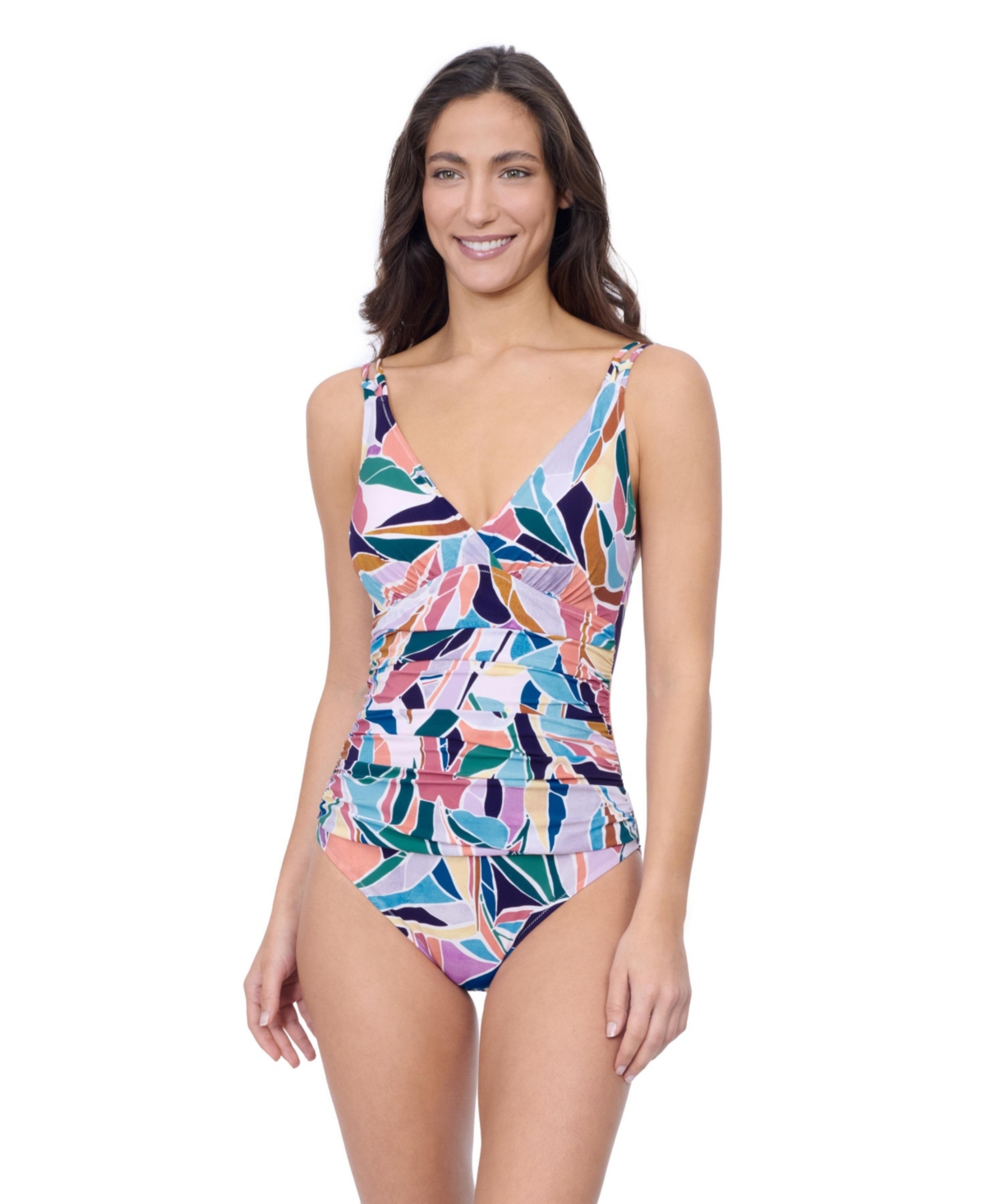 Click here for Profile by Gottex Womens Aura V Neck One Piece - M... prices