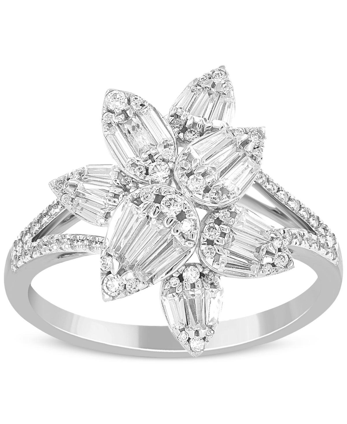 Click here for Diamond Flower Statement Ring (1 ct. t.w.) in 14k... prices