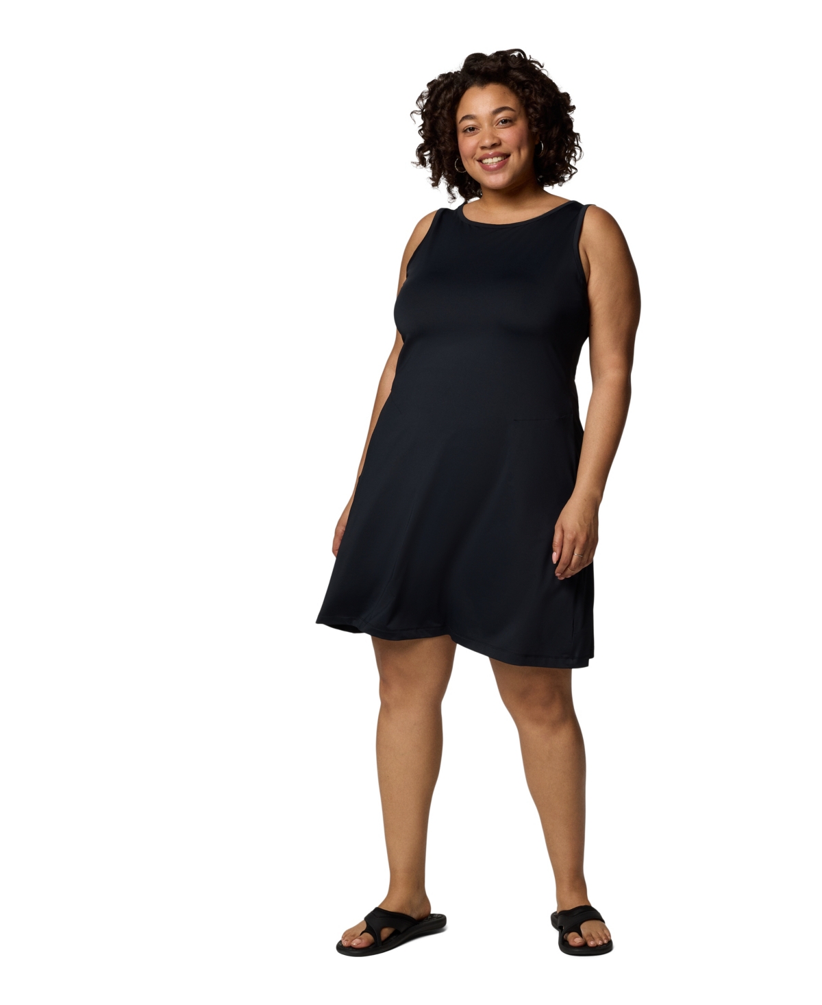 Columbia Plus Size Chill River Sleeveless Dress - Black