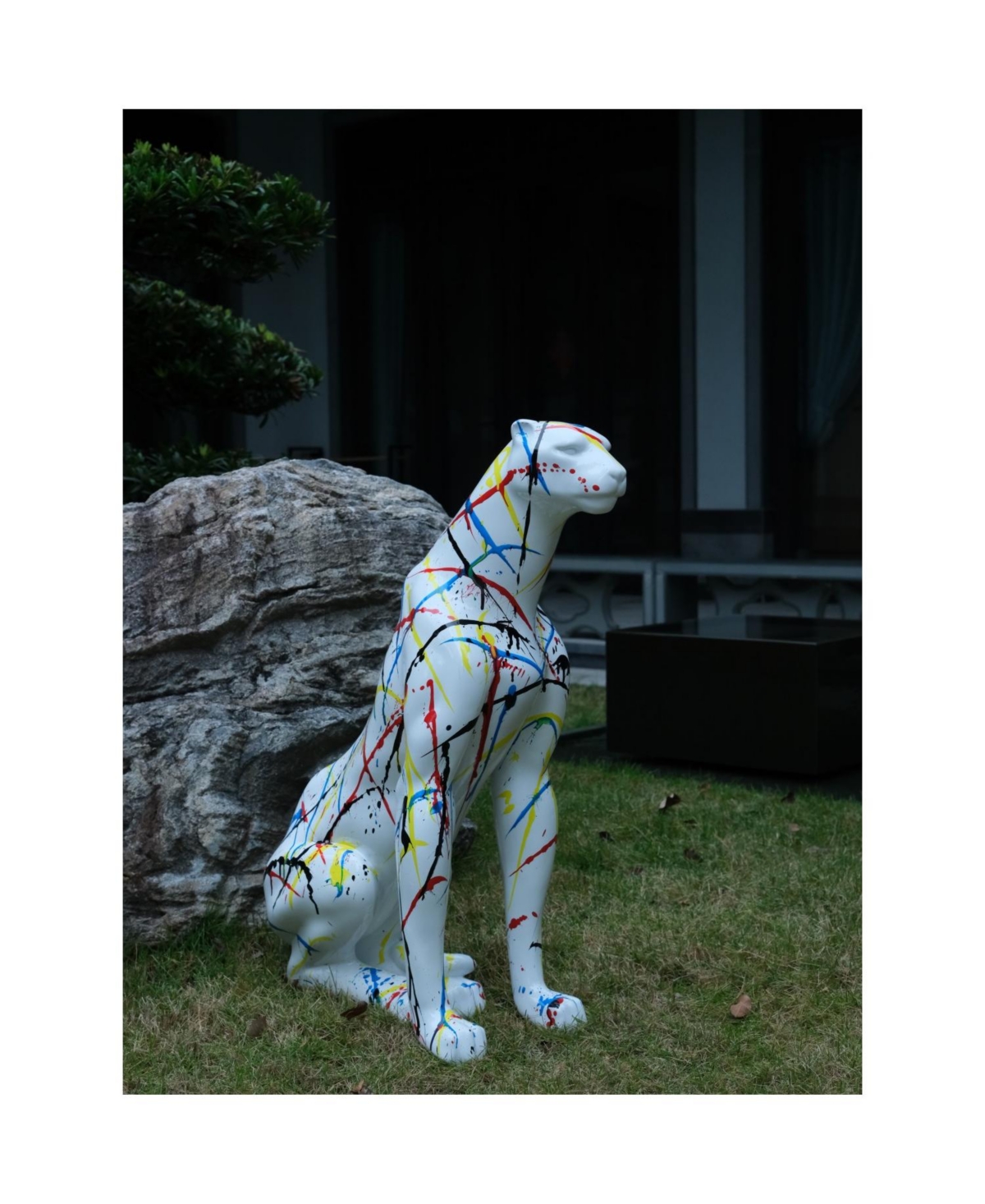Click here for Modern Resin Leopard Sculpture  Large Home Decor -... prices