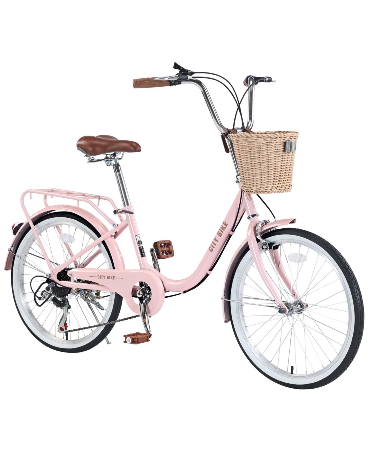 Click here for Streamdale 7 Speed City Bike With Basket  Steel Fr... prices