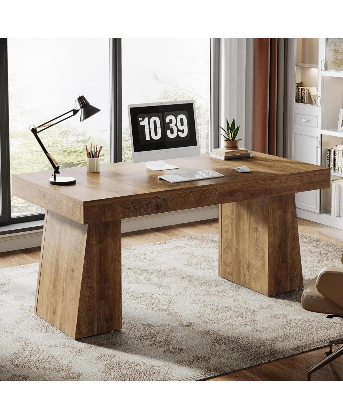 Click here for Tribesigns 55 Inches Executive Desk  Mid-Century M... prices