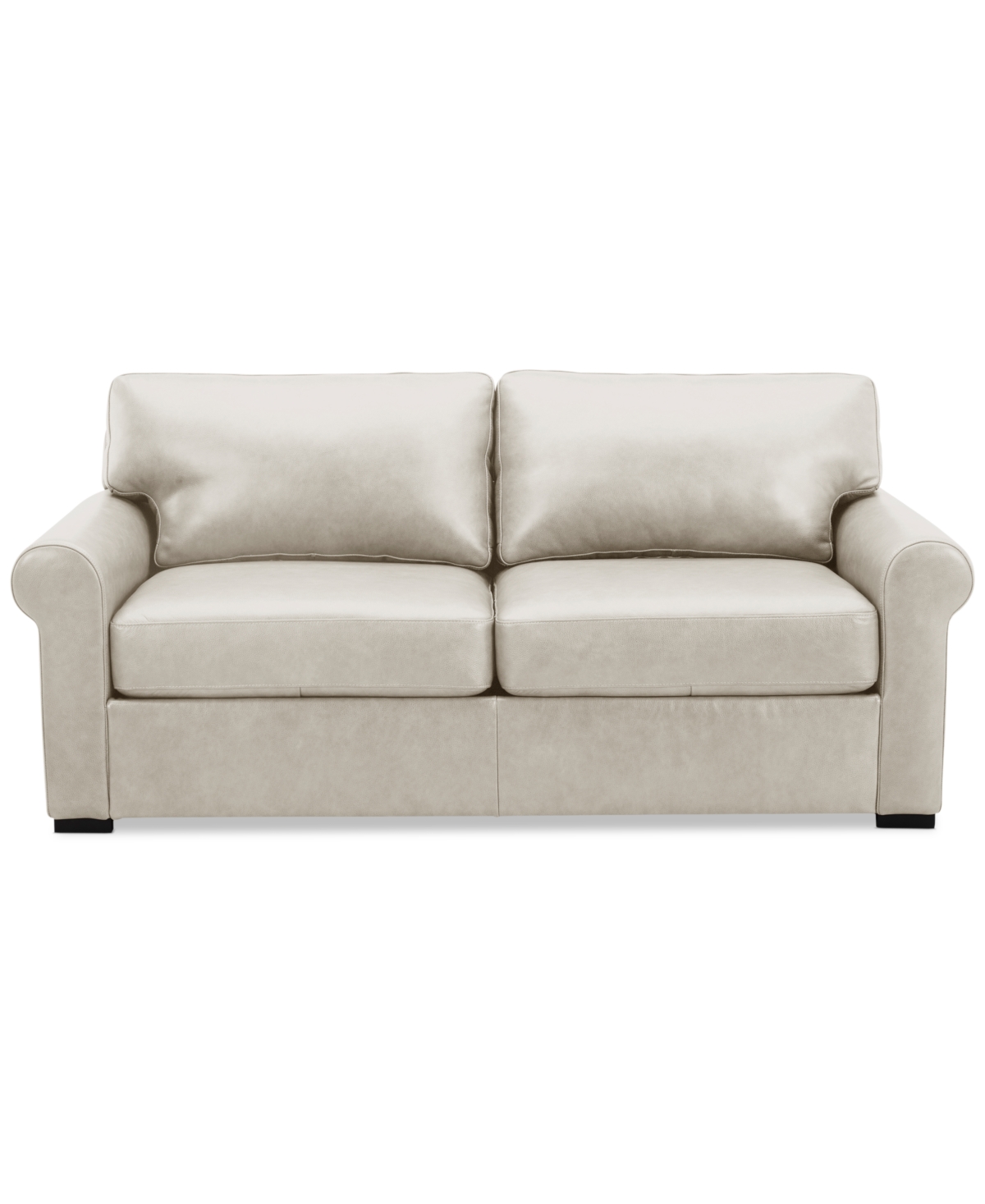 Click here for Radley Roll Arm 74 Leather Apartment Sofa  Exclusi... prices