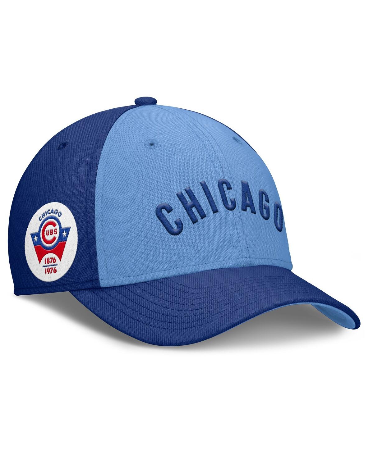 Click here for Nike Mens Royal/Light Blue Chicago Cubs Rise Swoos... prices
