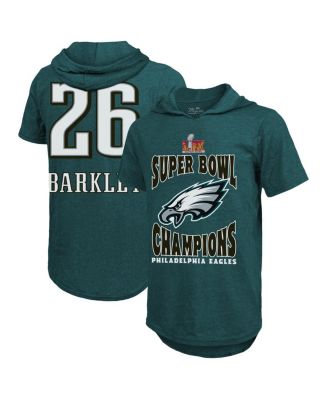 Majestic Threads Men's Saquon Barkley Midnight Green Philadelphia Eagles Super Bowl LIX ...