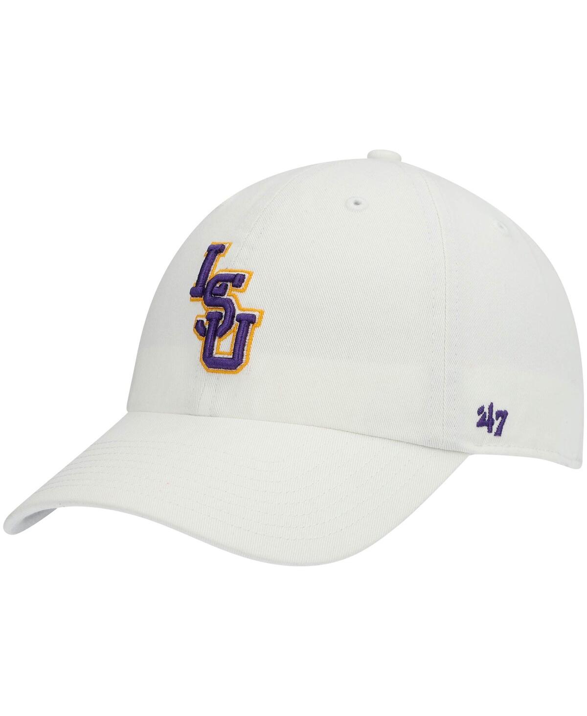 Click here for 47 Brand Mens White Lsu Tigers Vintage Clean Up Ad... prices