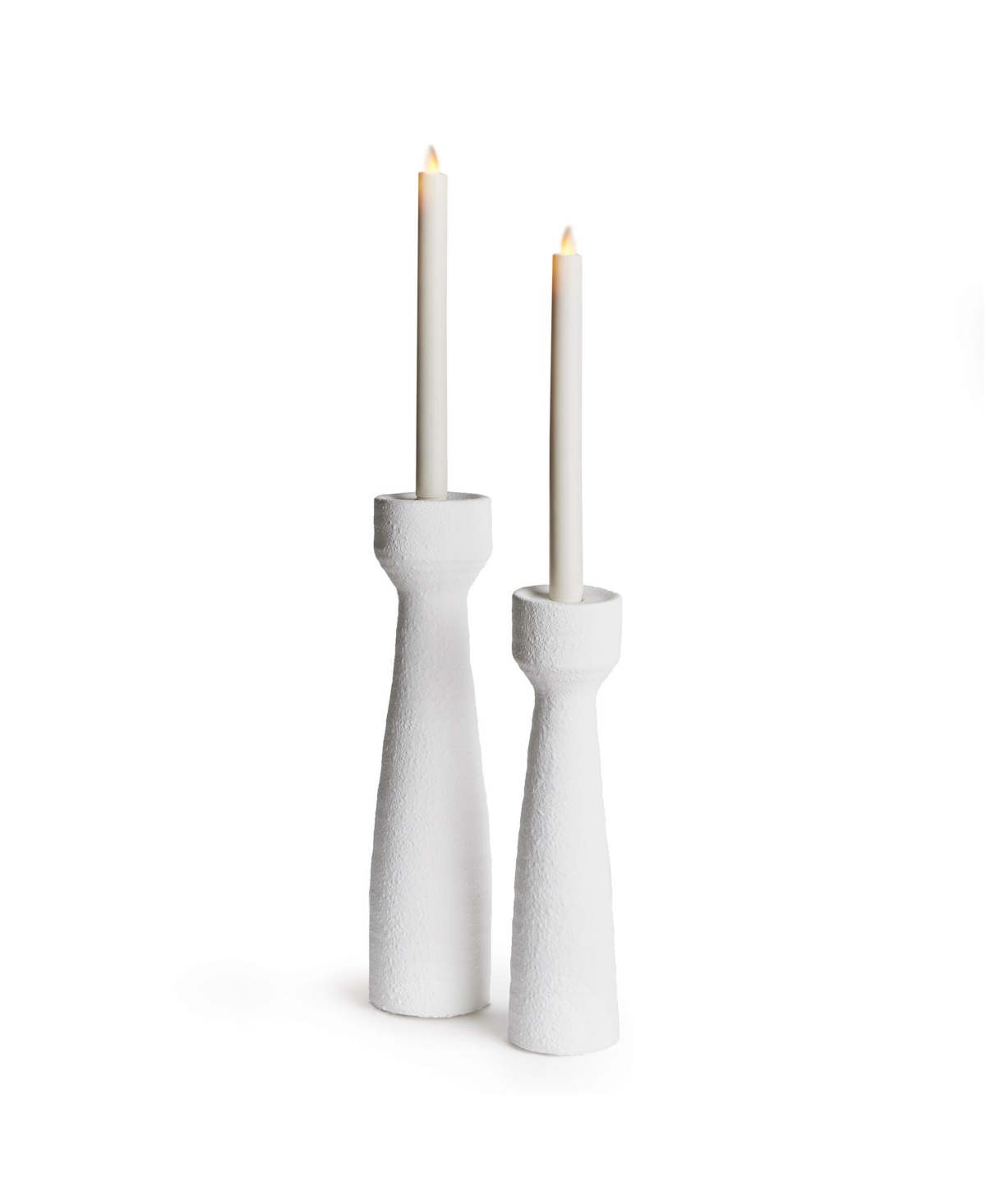Click here for Colton Taper Candle Holder Stands Set of 2 - White prices