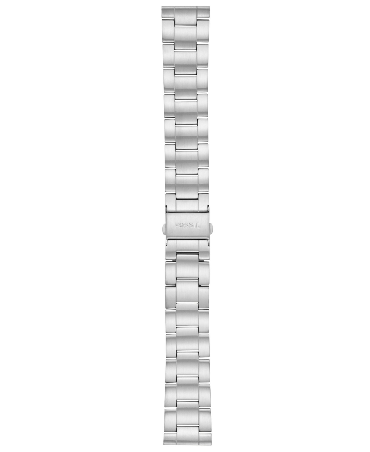 Click here for Fossil Mens Silver Stainless Steel Watch Band  22m... prices