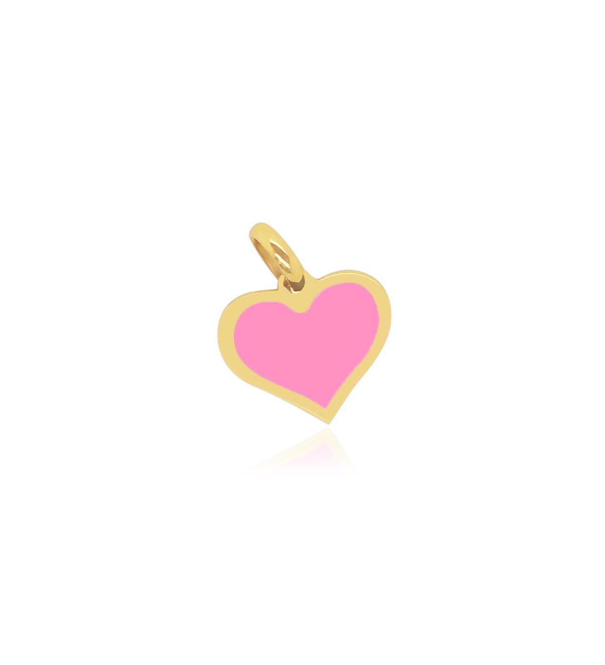 Click here for The Lovery Bubblegum Pink Heart Charm 14K Gold 14... prices
