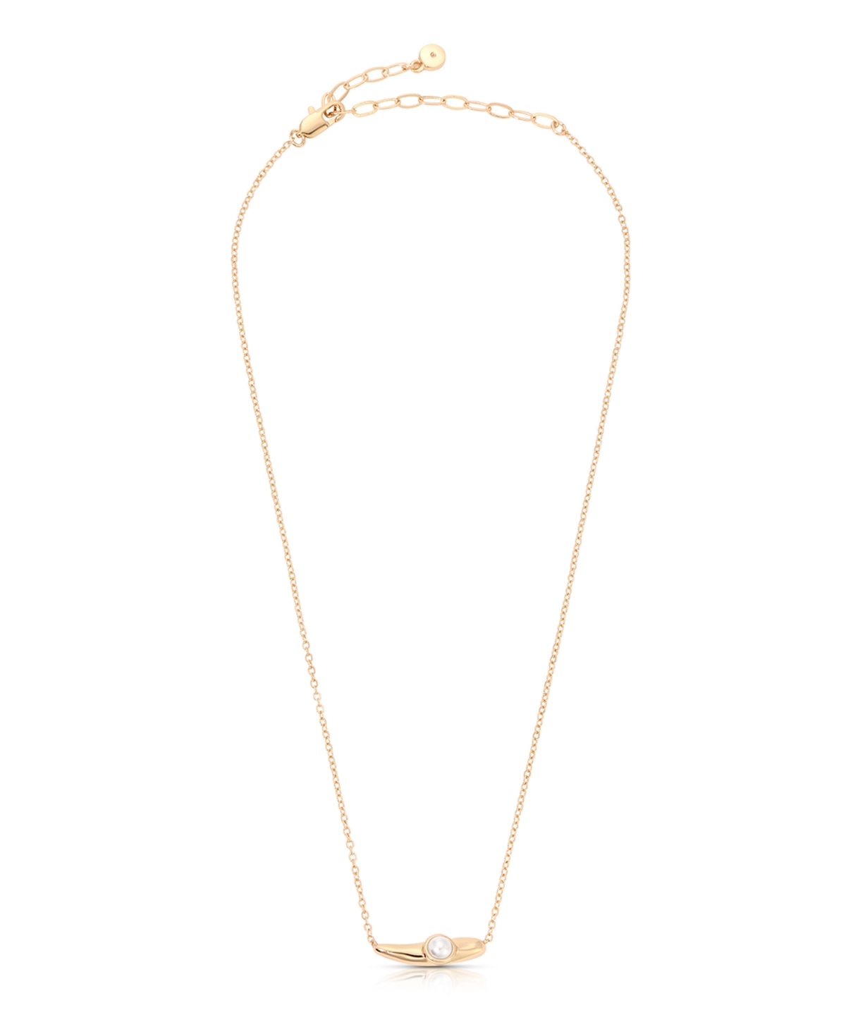 Click here for Ettika Liquid Mother of Pearl Necklace - Gold prices