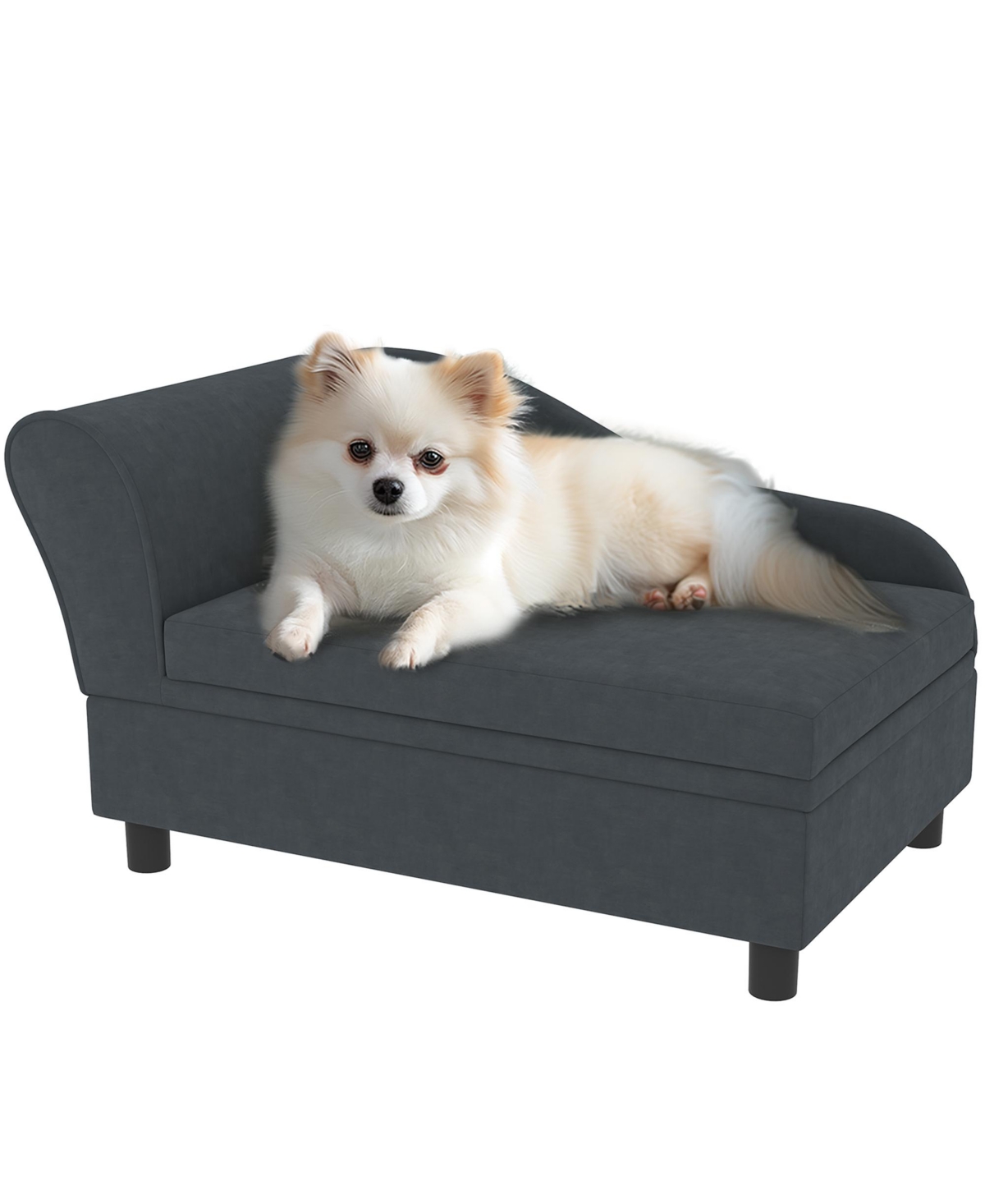 Click here for PawHut Luxury Small Dog Bed Couch W/ Storage  Litt... prices